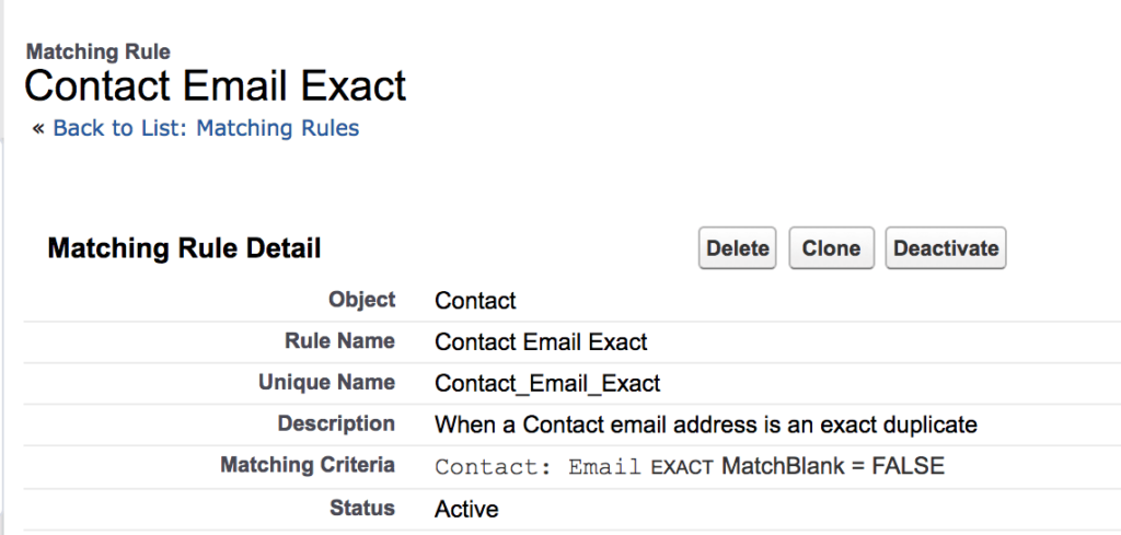 How to Activate Salesforce Duplicate Rules